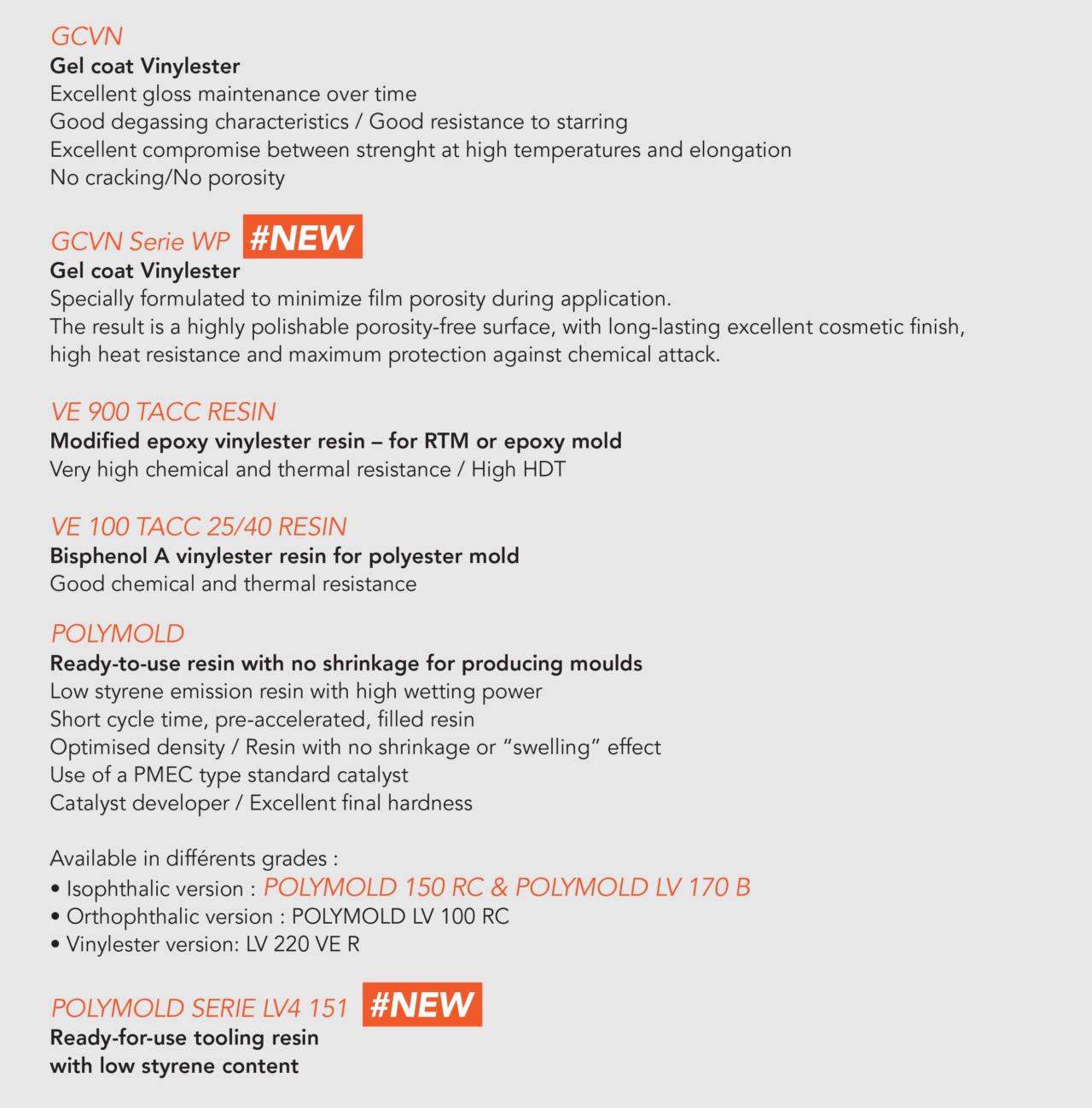 Tooling Systems | Polyprocess - High performance polyester products